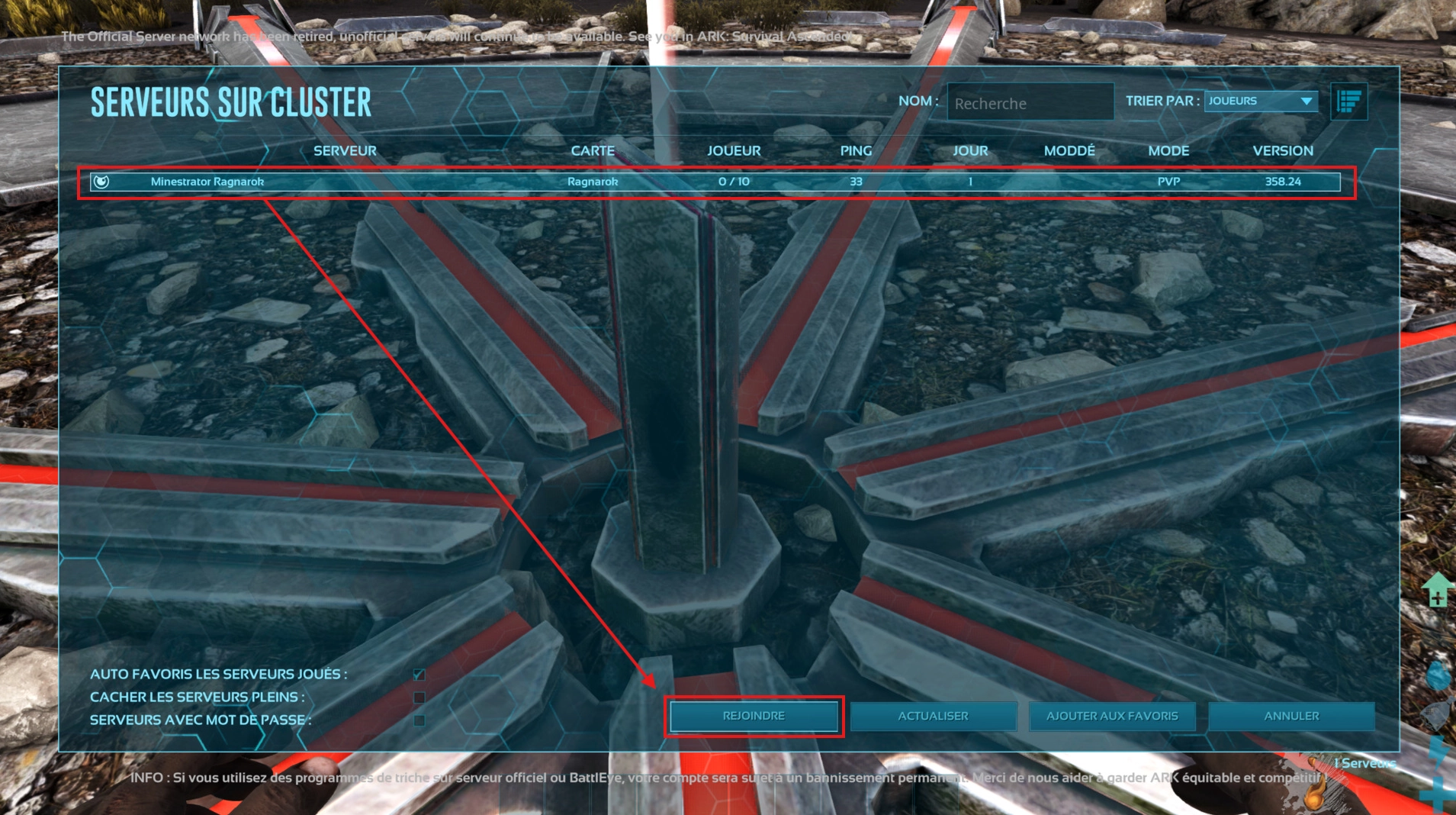 Create an ARK Server Cluster