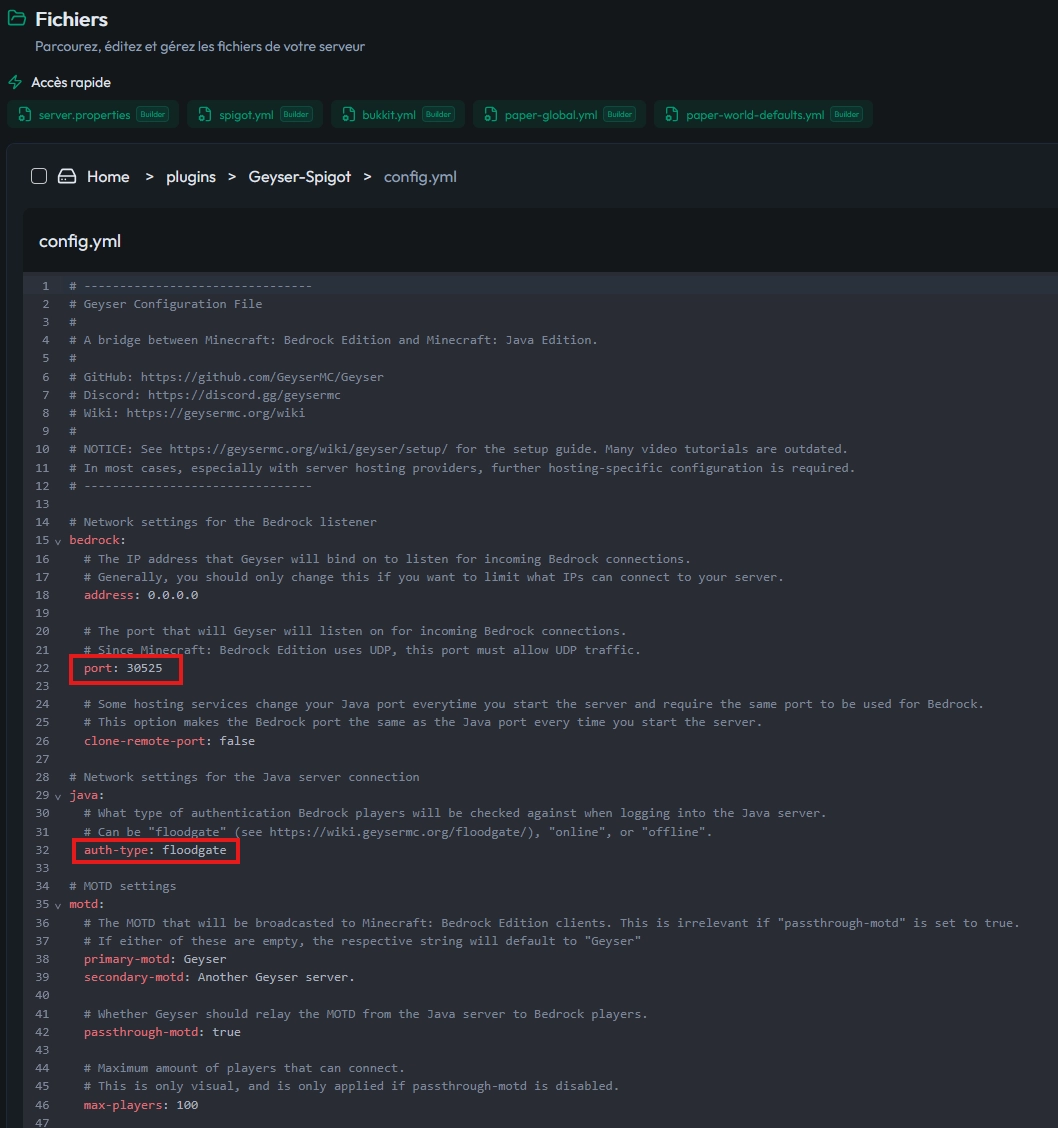 GeyserMC Floodgate - Activer Crossplay Java Bedrock | Min...