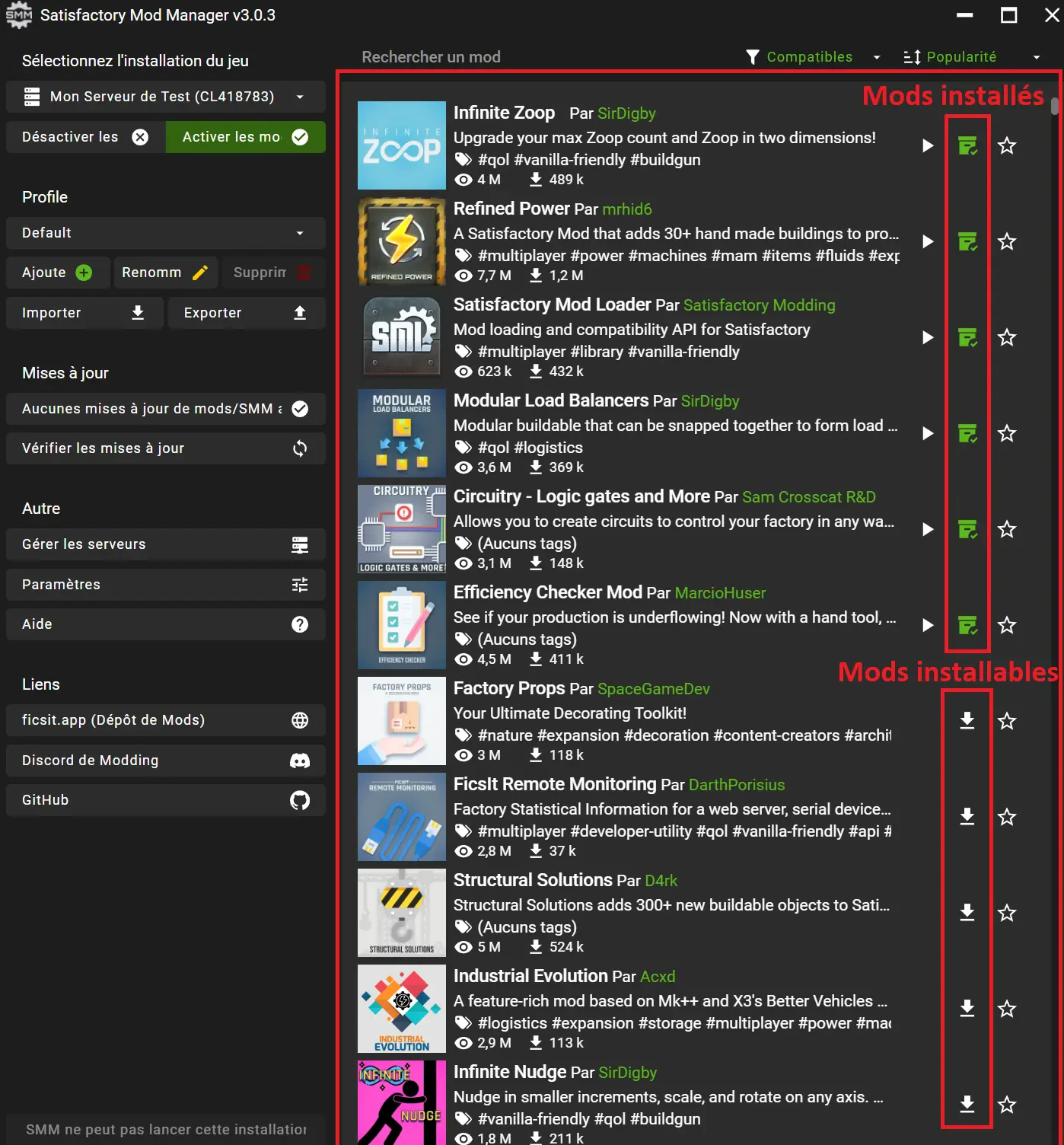 Comment ajouter des mods sur votre serveur Satisfactory